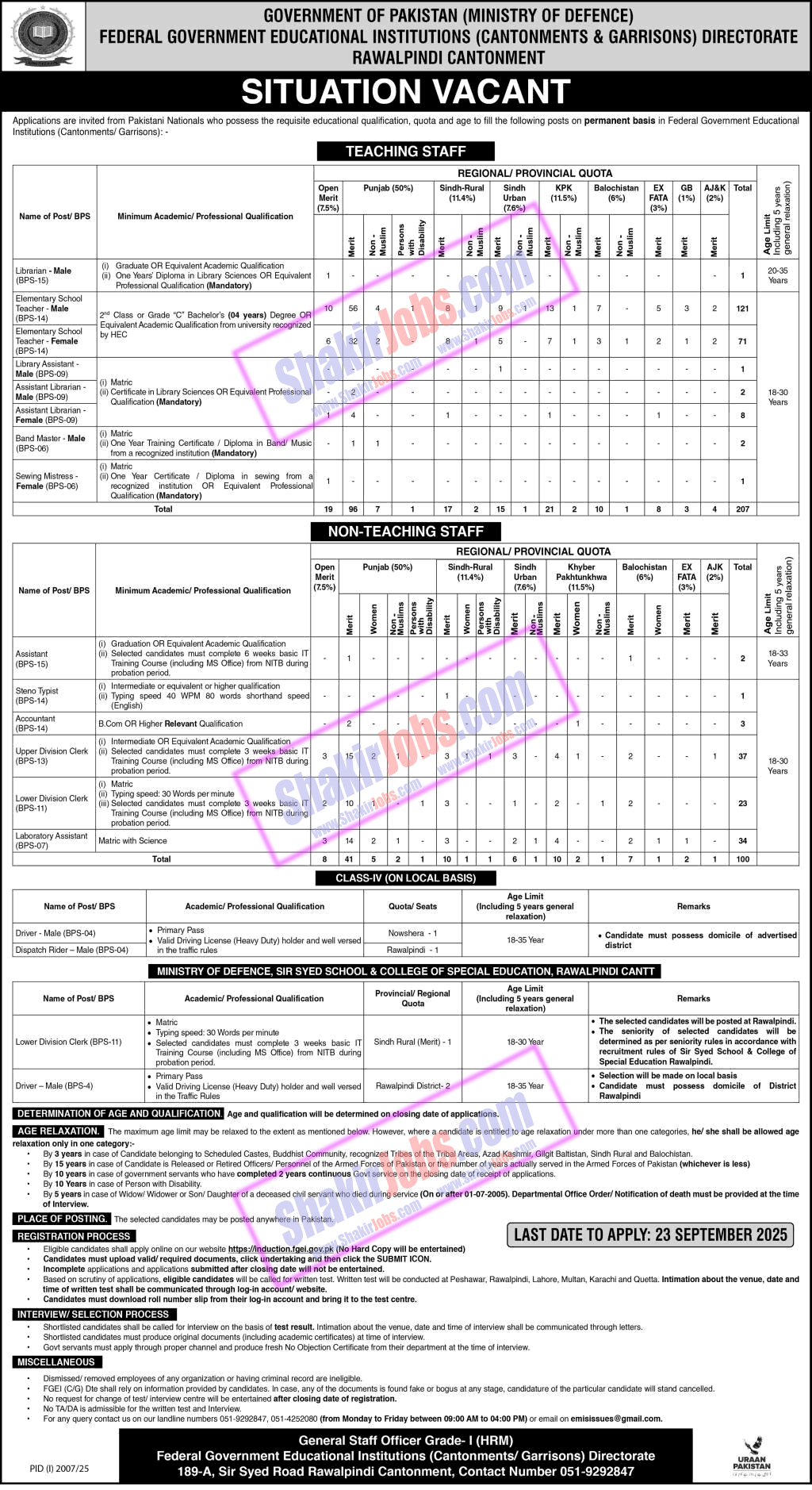 [200+Vacancies] Elementary School Teacher Jobs 2025 for Male and Female
